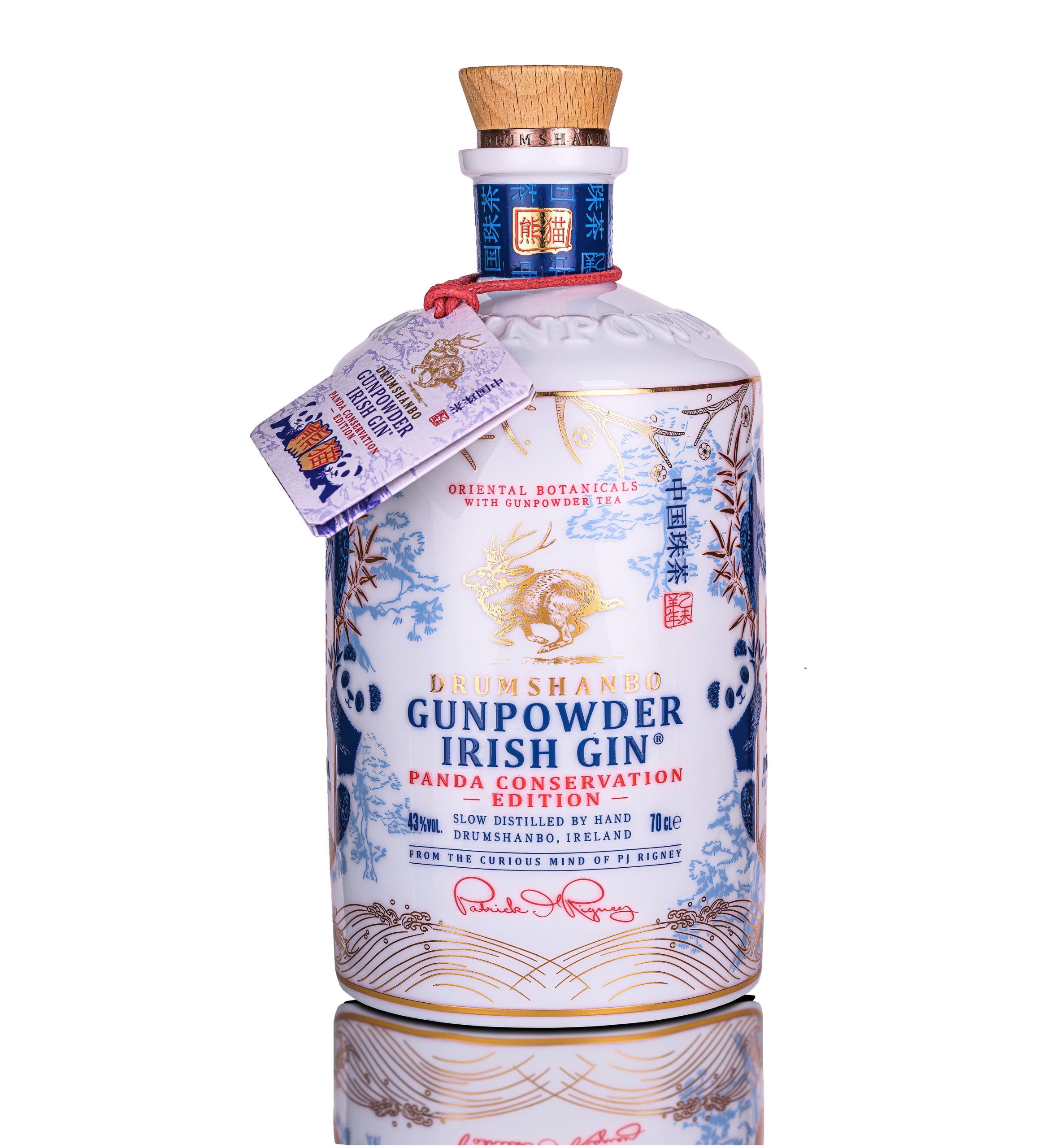 NEW: Drumshanbo Gunpowder Irish Gin - Panda Conservation Edition Bottle ...